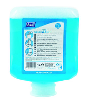 Deb Azu1L Refresh 1 Litre Azure Foam 12 Pack