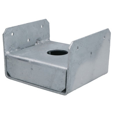 Deck Post Base Holder Pillar Foot Bracket 100mm x 100mm Pergola Canopy 2PK