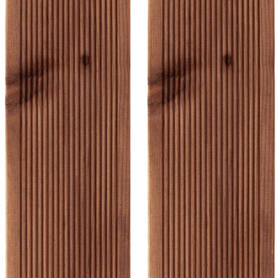 Decking Board Brown Softwood 28x120mm - x2.4 Single piece