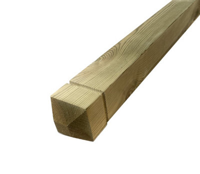 Decking newel post (chamfered top) pack of 2 (FREE DELIVERY)