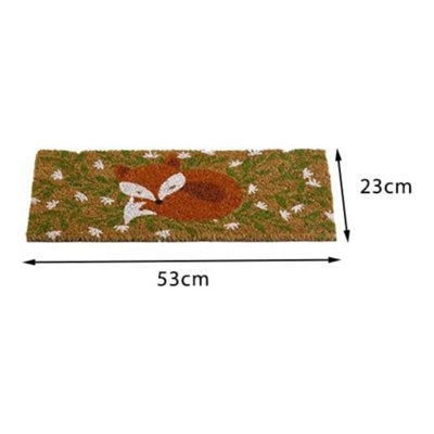 Decoir Fox Hollow Design Doormat Door Mats Natural Look Slip Resistant