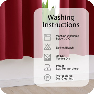 Deconovo Blackout Curtains Eyelet Curtains Thermal Insulated Bedroom ...