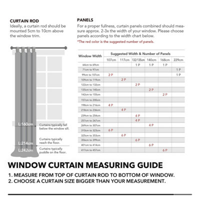 Deconovo Thermal Insulated Tab Top Curtains Blackout Curtains for ...