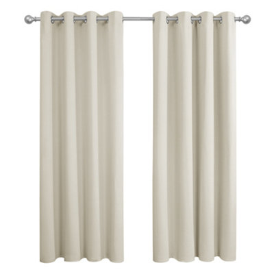 Deconovo Window Treatment Thermal Insulated Solid Energy Smart Ring Top ...