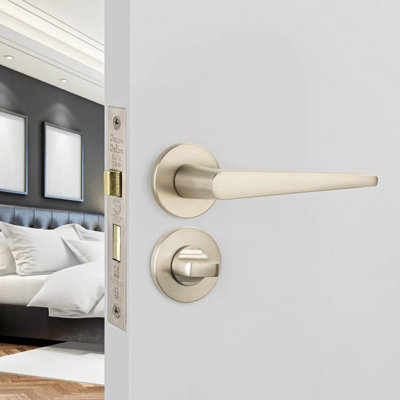 Decoranddecor Bathroom Door Handle Internal Door Handles Interior Door Handles for Bathroom Doors Terra Range