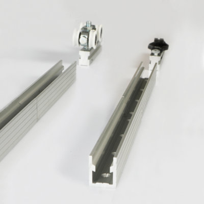 DecorAndDecor Bifolding Sliding Door Track Kit - 60Kg Max Door - 1500mm ...