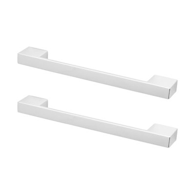 DecorAndDecor - DIMORA Polished Nickel Modern Slimline D Shape Kitchen Cabinet Drawer Cupboard ...