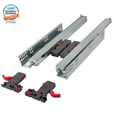 DecorAndDecor - Push to Open Undermount Drawer Runner - Full Extension ...