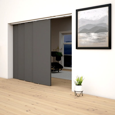 DecorAndDecor Telescopic Sliding Door Track Kit - 80Kg Max Door - 3 ...