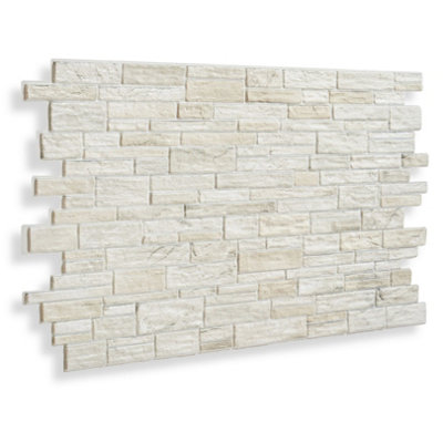 Decorative 3D Wall Panels (96x48 cm) Pack of 6 Sheets Cover 2.76 m² (29 ...