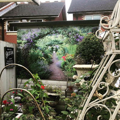 Decorative Archway Garden Screen