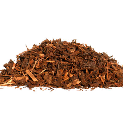 DECORATIVE BARK 80L, PREMIUM GARDEN MULCH FOR BEDS, BORDERS, POTS ...