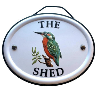 Decorative Bird Garden Sign - The Shed