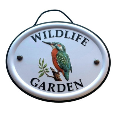 Decorative Bird Garden Sign - Wildlife Garden