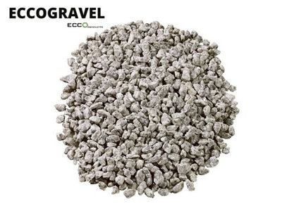 Decorative Silver Grey Granite Stones 14mm 25kg