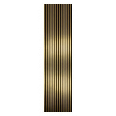 Decorative slat wall panel in Gold 3D slat acoustic for wall or ceiling ...