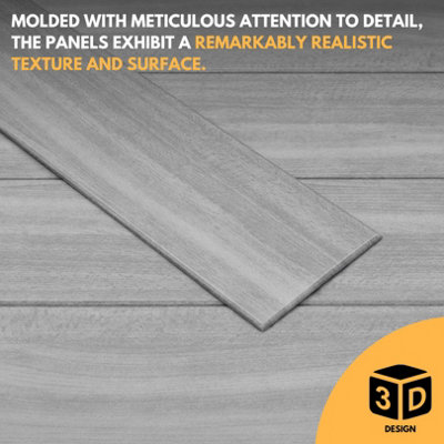 Decorative Wall Panels with Wood effect - Polystyrene Ceiling Tiles ...