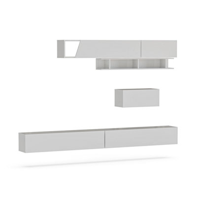 Decorotika Boston Moduler Modern TV Unit Wall Mount Customizable Layout ...