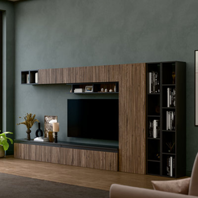 Decorotika Chantilly Moduler Modern TV Unit Wall Mount Customizable ...