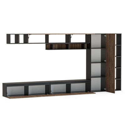 Decorotika Chantilly Moduler Modern TV Unit Wall Mount Customizable ...