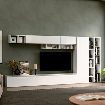 Decorotika Chantilly Moduler Modern TV Unit Wall Mount Customizable ...