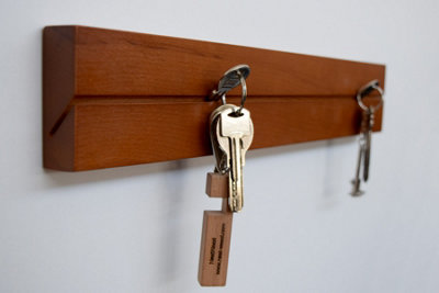 Decorotika Cleppa Solid Wood Handmade Key Holder (40 cm) | DIY at B&Q