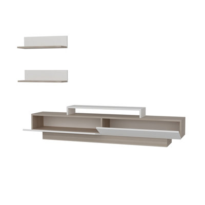 Decorotika Lusi TV Stand TV Unit for TVs up to 80 inch Cordoba White