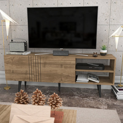 Decorotika Modern Ronas TV Stand with storage