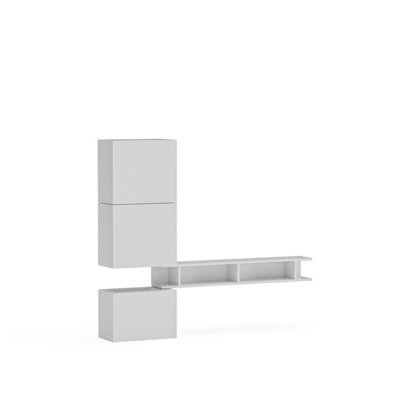 Decorotika Navarra Moduler Modern TV Unit Wall Mount Customizable ...