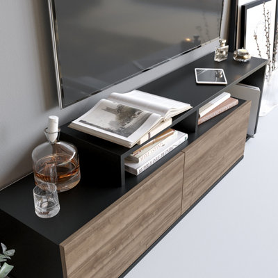 Decorotika Nexera 150 cm Wide TV Stand and Media Console for TVs up to 55''