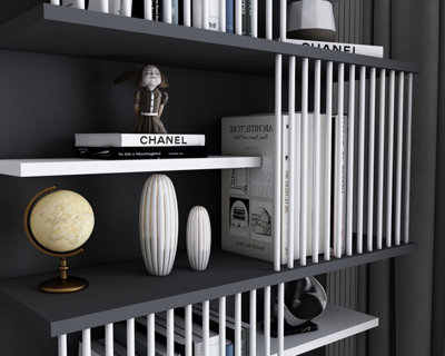 Decorotika Original Design Arya Bookcase, Bookshelf, Shelving Unit for ...