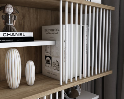 Decorotika Original Design Arya Bookcase, Bookshelf, Shelving Unit for ...