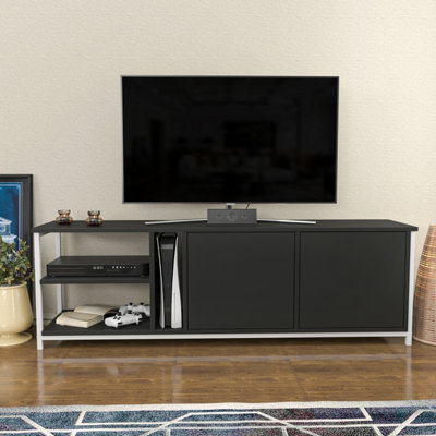 Decorotika Primrose TV Stand TV Unit for TV's up to 72 inch White and ...