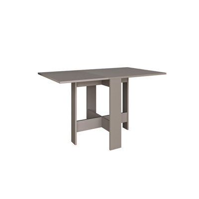 Decortie Artemio Foldable Table Mocha Grey Rectangular Engineered Wood ...