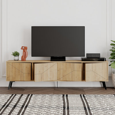 180cm oak tv unit store