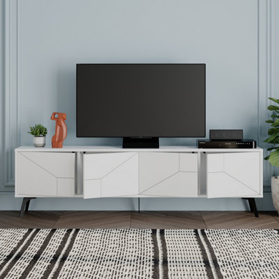 Decortie Dune Modern TV Unit Multimedia Centre with Storage Stylish TV ...