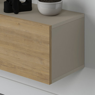 Decortie Francy Modern Wall Mounted TV Unit 55" Multimedia Centre ...