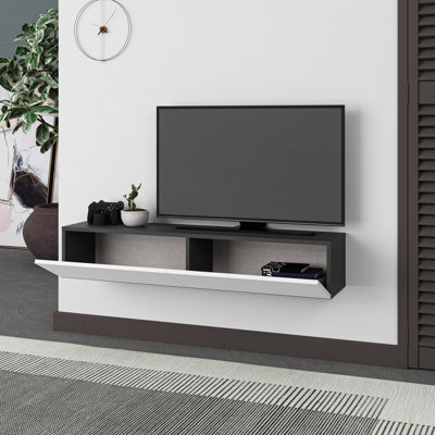 Decortie Francy Wall-Mounted TV Unit Modern Media Centre TV Cabinet 42 ...
