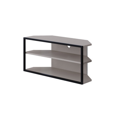 Decortie Modern Echo Corner TV Unit Versatile Design with Metal Frame ...