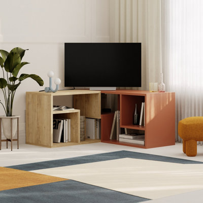 DECORTIE MODERN GLIS CORNER TV UNIT VERSATILE DESIGN FOR TVS UP TO 35 ...