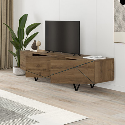 Modern brown tv stand store