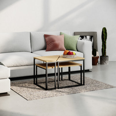 Decortie Ohlady Modern Coffee Table Oak - Oak Multipurpose H 41.8cm