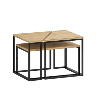 Decortie Ohlady Modern Coffee Table Oak - Oak Multipurpose H 41.8cm