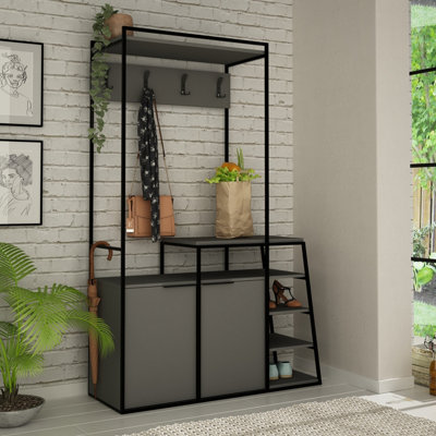 Decortie Pal Hall Stand Anthracite Grey