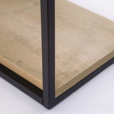 Decortie Pal Modern Bookcase Display Unit Room Separator Natural Oak ...