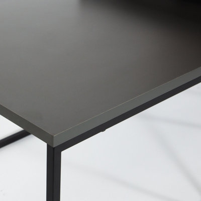Decortie Pal Modern Coffee Table Anthracite Grey Multipurpose H 38cm