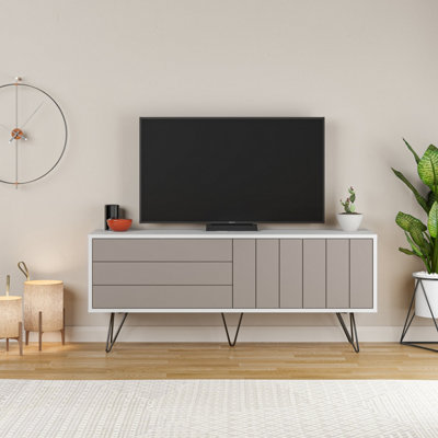Decortie Picadilly Modern TV Unit Multimedia Centre Storage Cabinet ...