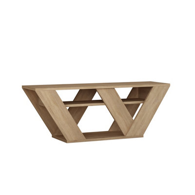 Decortie Pipralla Modern TV Stand Unit with Shelves for Up to 43" TVs ...