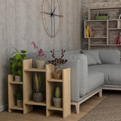 Decortie Potti Modern Coffee Table Oak Multipurpose H 65cm | DIY at B&Q