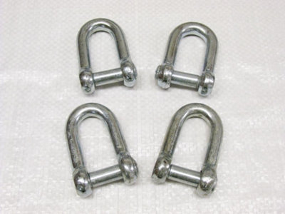 Dee Shackle Countersunk Pin Galvanised 16MM X4 (Commercial Chain ...